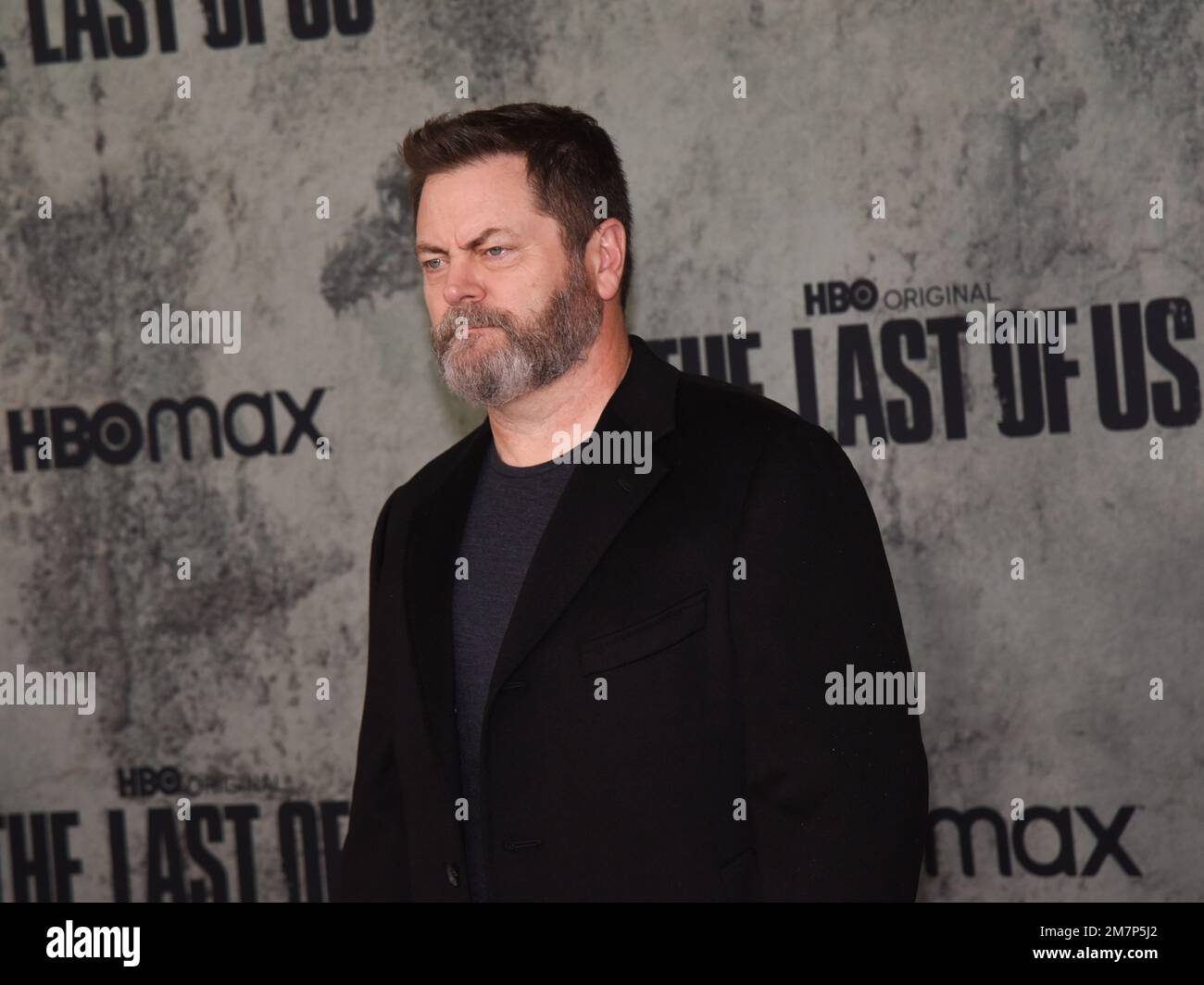 January 9, 2023, Westwood, Calidornia: Nick Offerman attends HBO's The ...