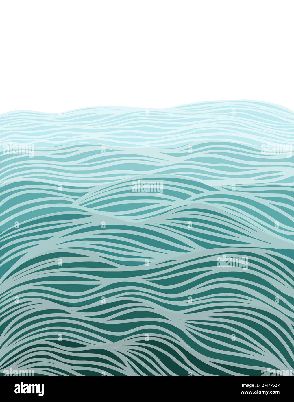 Sea background with waves. Vector illustration Stock Vector Image & Art ...