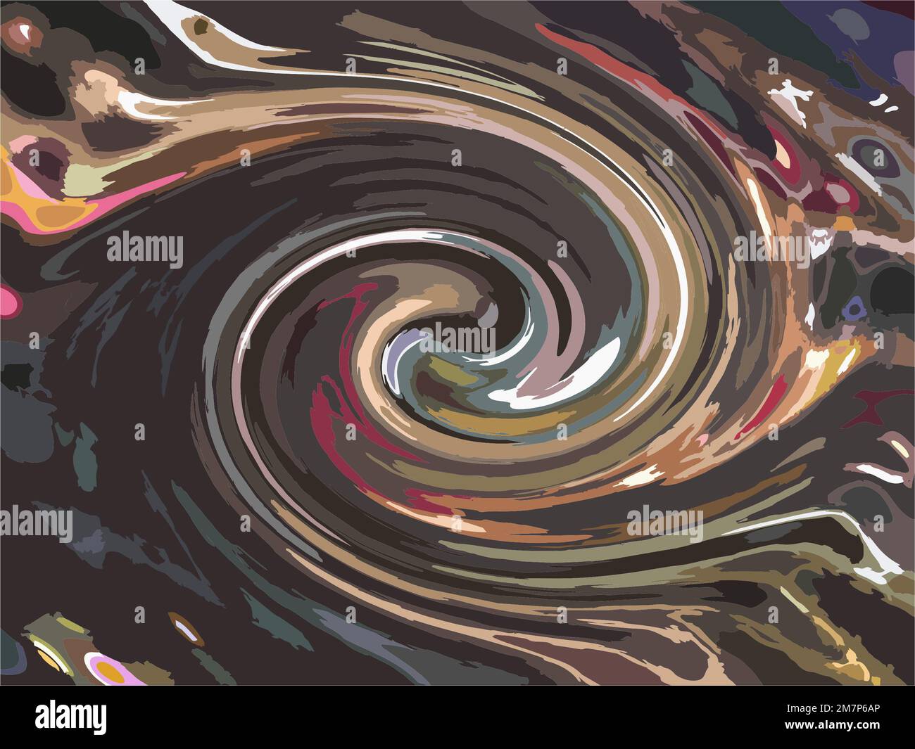 Beautiful dark background - abstract curl for fabrics or textiles ...