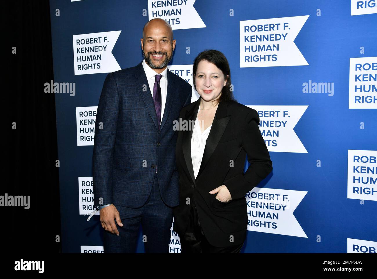 Keegan-Michael Key, left, and Elle Key attend the Robert F. Kennedy ...