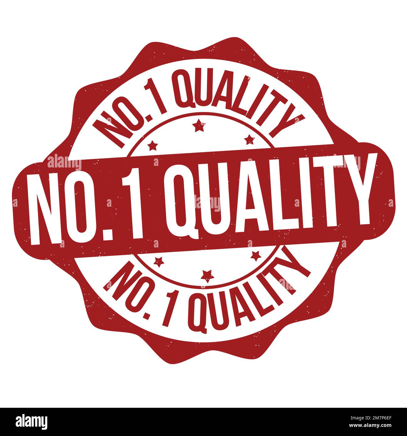 Number one quality grunge rubber stamp on white background, vector ...