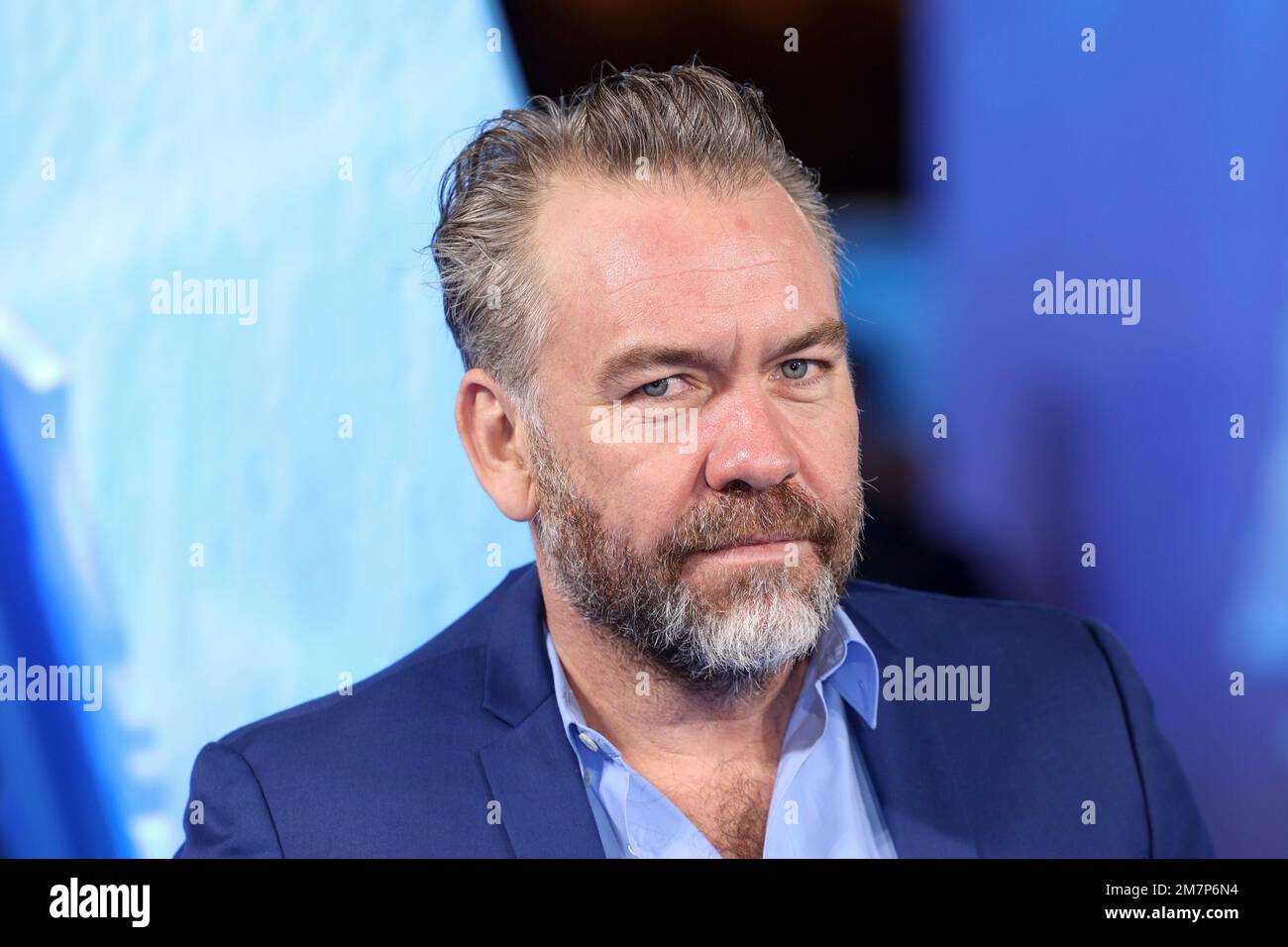 Brendan Cowell poses for photographers upon arrival at the World ...