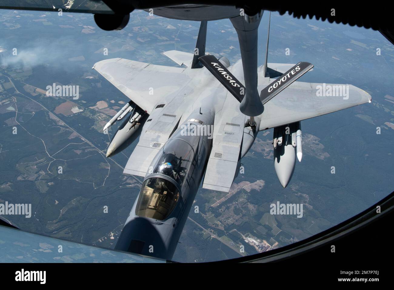A U.S. Air Force F-15 Eagle with the 125th Fighter Wing, Florida Air ...