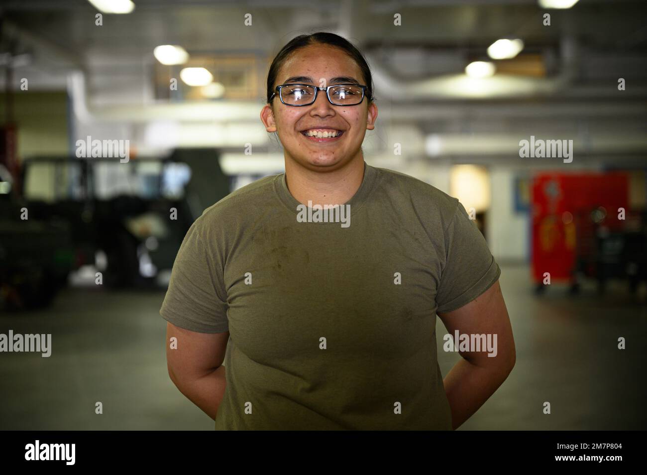 U.S. Air Force Airman 1st Class Azure Agricula-McCormick, a 354th ...