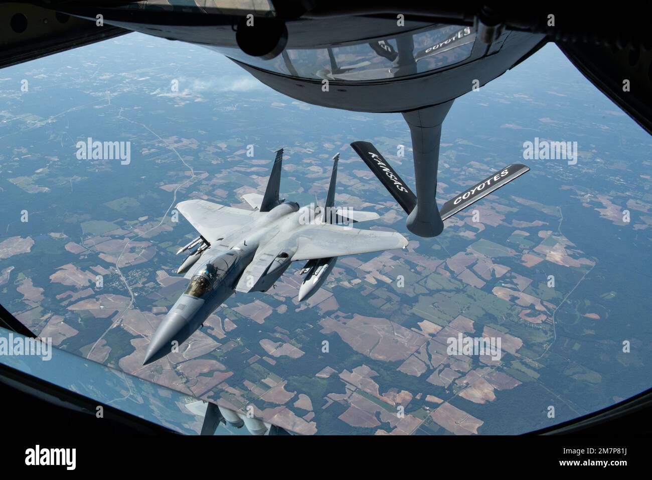 A U.S. Air Force F-15 Eagle with the 125th Fighter Wing, Florida Air ...