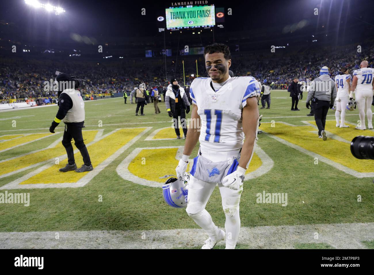 Detroit Lions wide receiver Kalif Raymond (11) during an NFL football ...