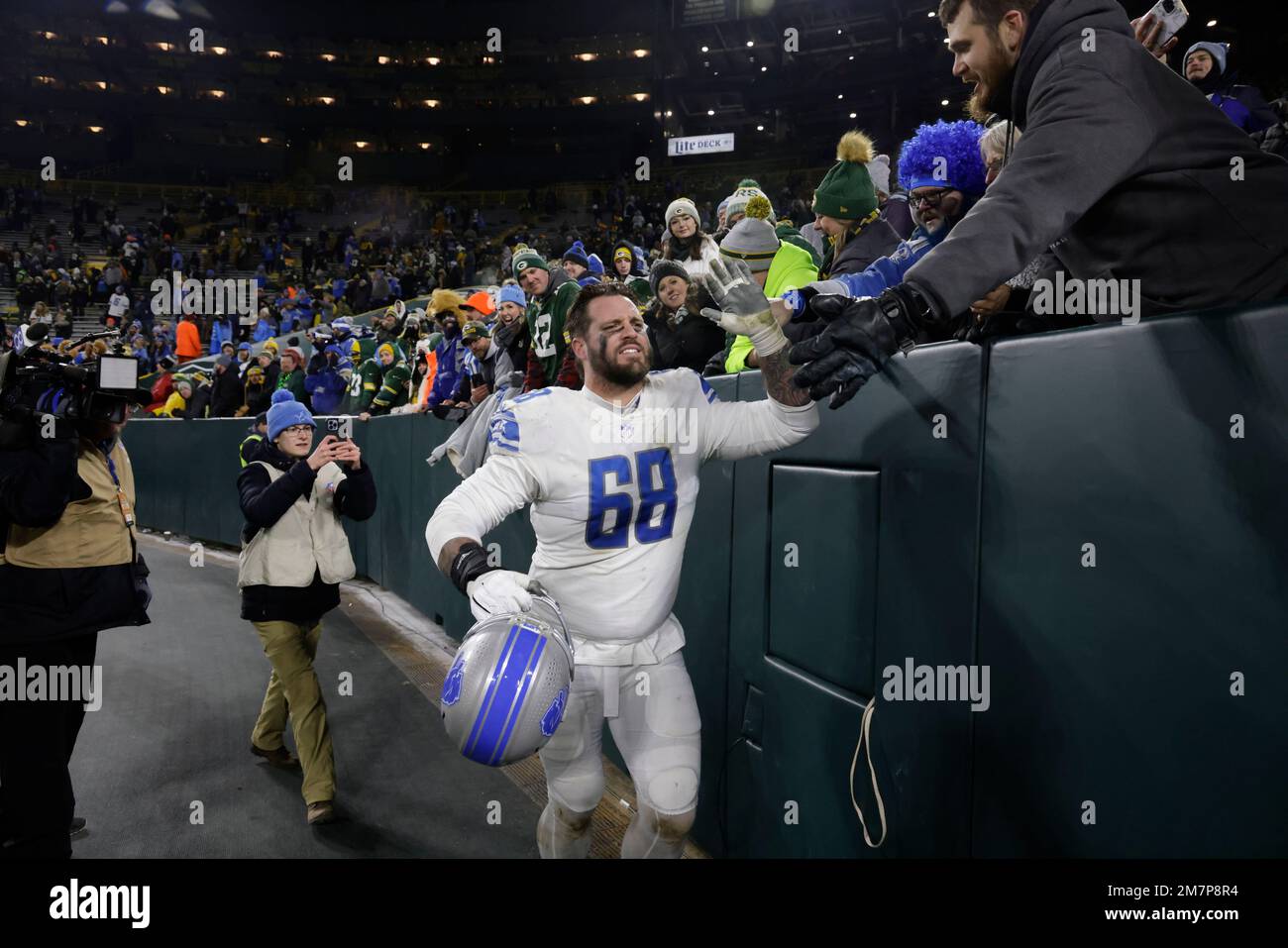 Detroit Lions offensive tackle Taylor Decker (68) during the first half ...