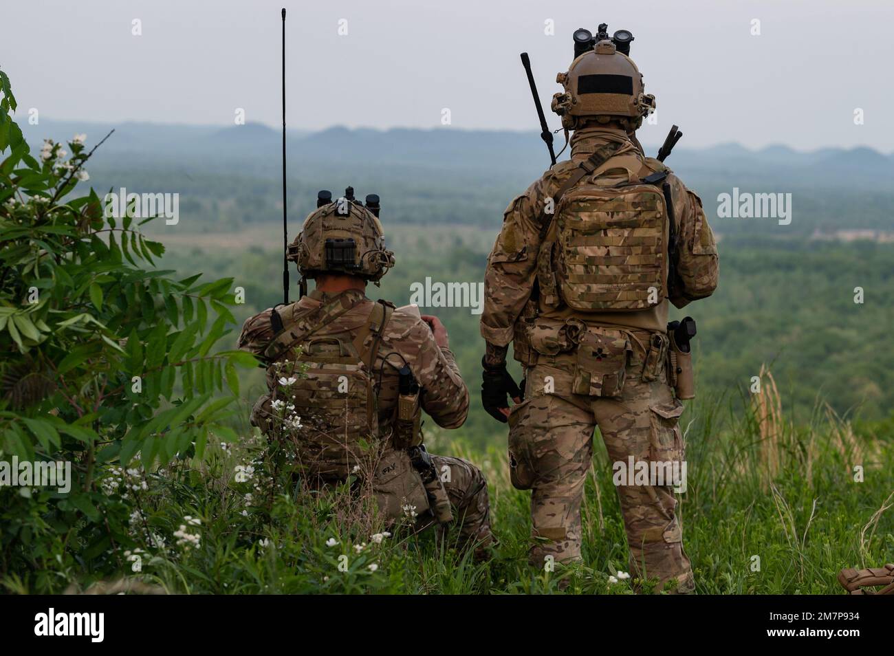 U.S. Air Force Special Tactics operators assigned to the 24th Special ...