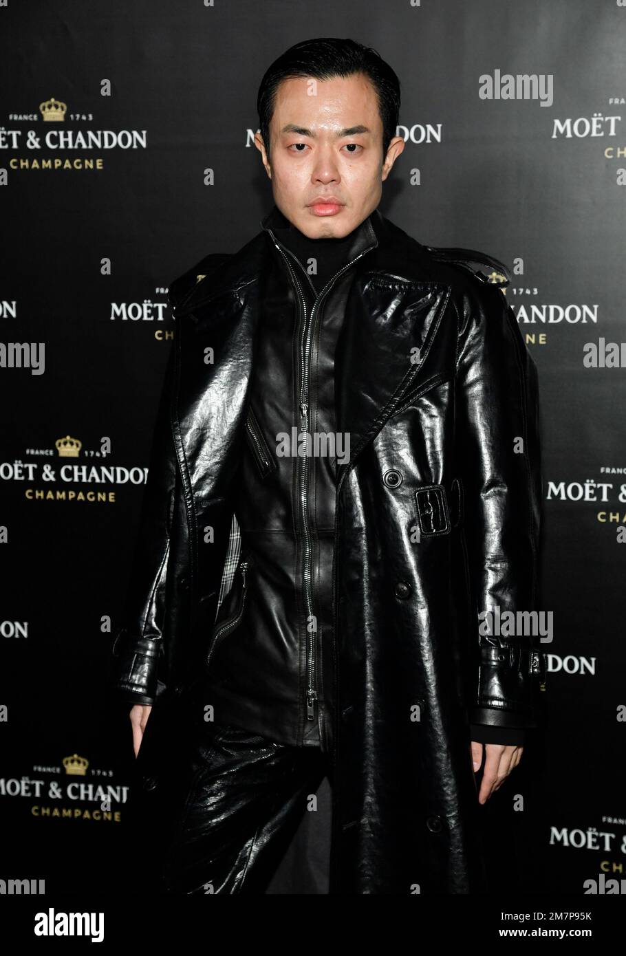 Ezra Williams attends the Moet & Chandon holiday season celebration at ...