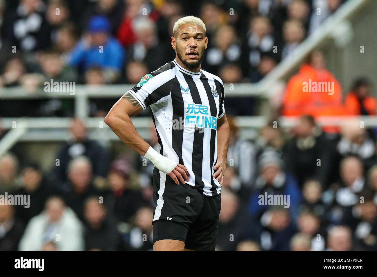 Joelinton #7 of Newcastle United during the Carabao Cup Quarter Final ...