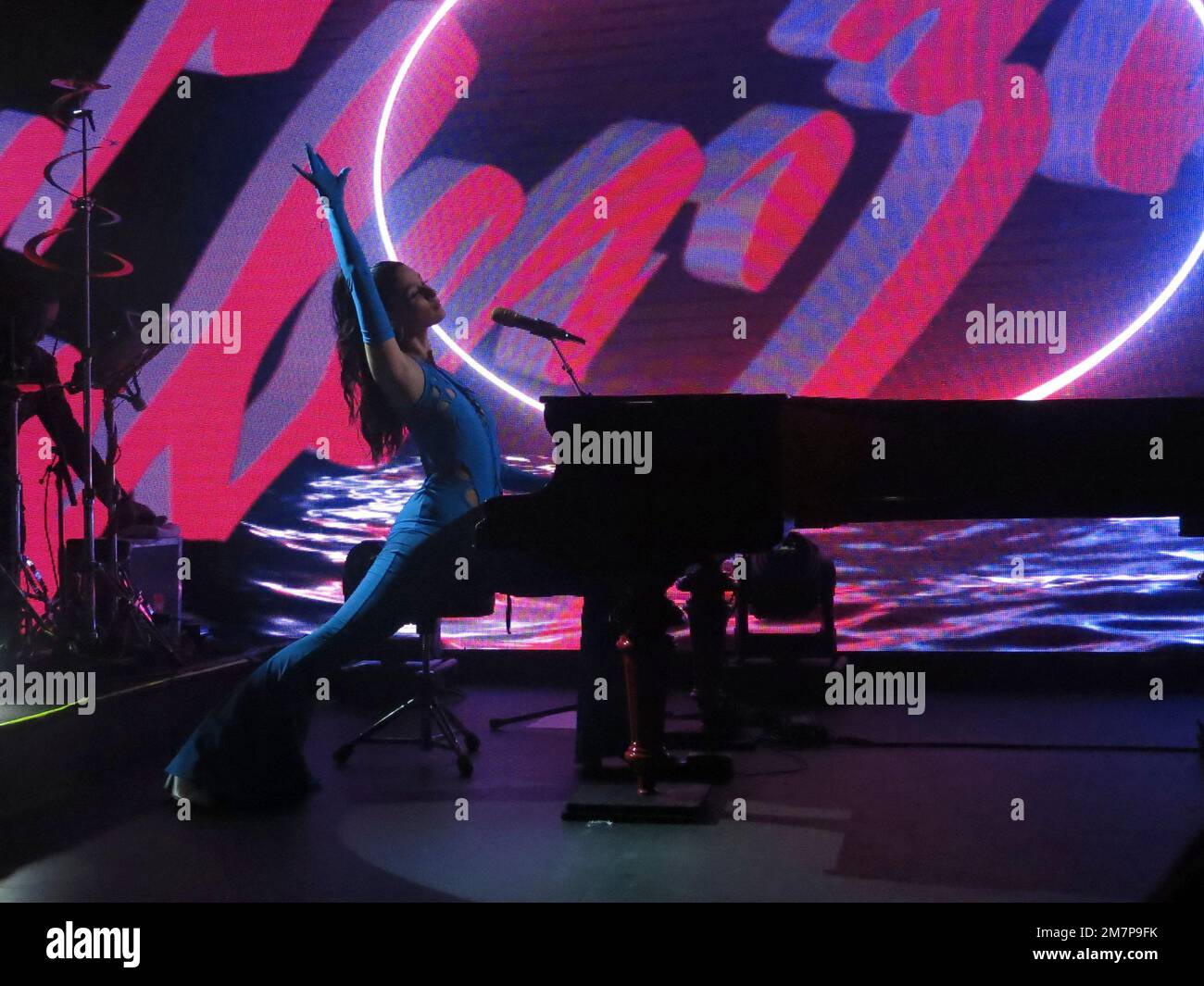 Chilean singer-songwriter Francisca Valenzuela performs in the Lunario ...