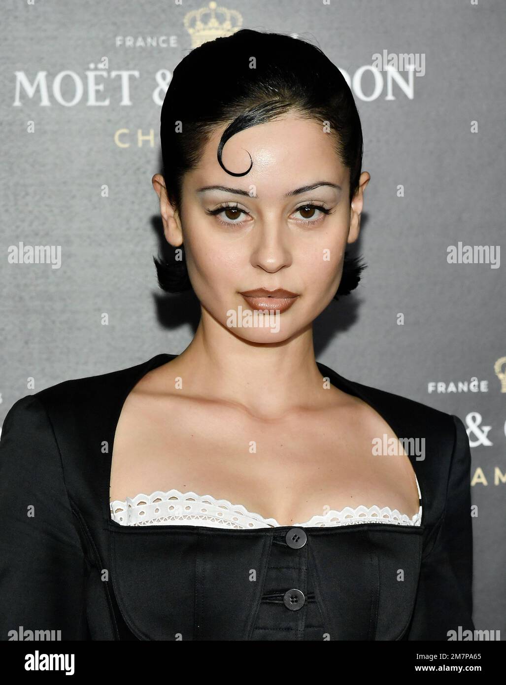 Alexa Demie attends the Moet & Chandon holiday season celebration at ...