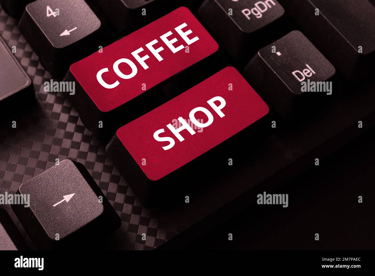 Conceptual display Coffee Shop. Word Written on small informal ...