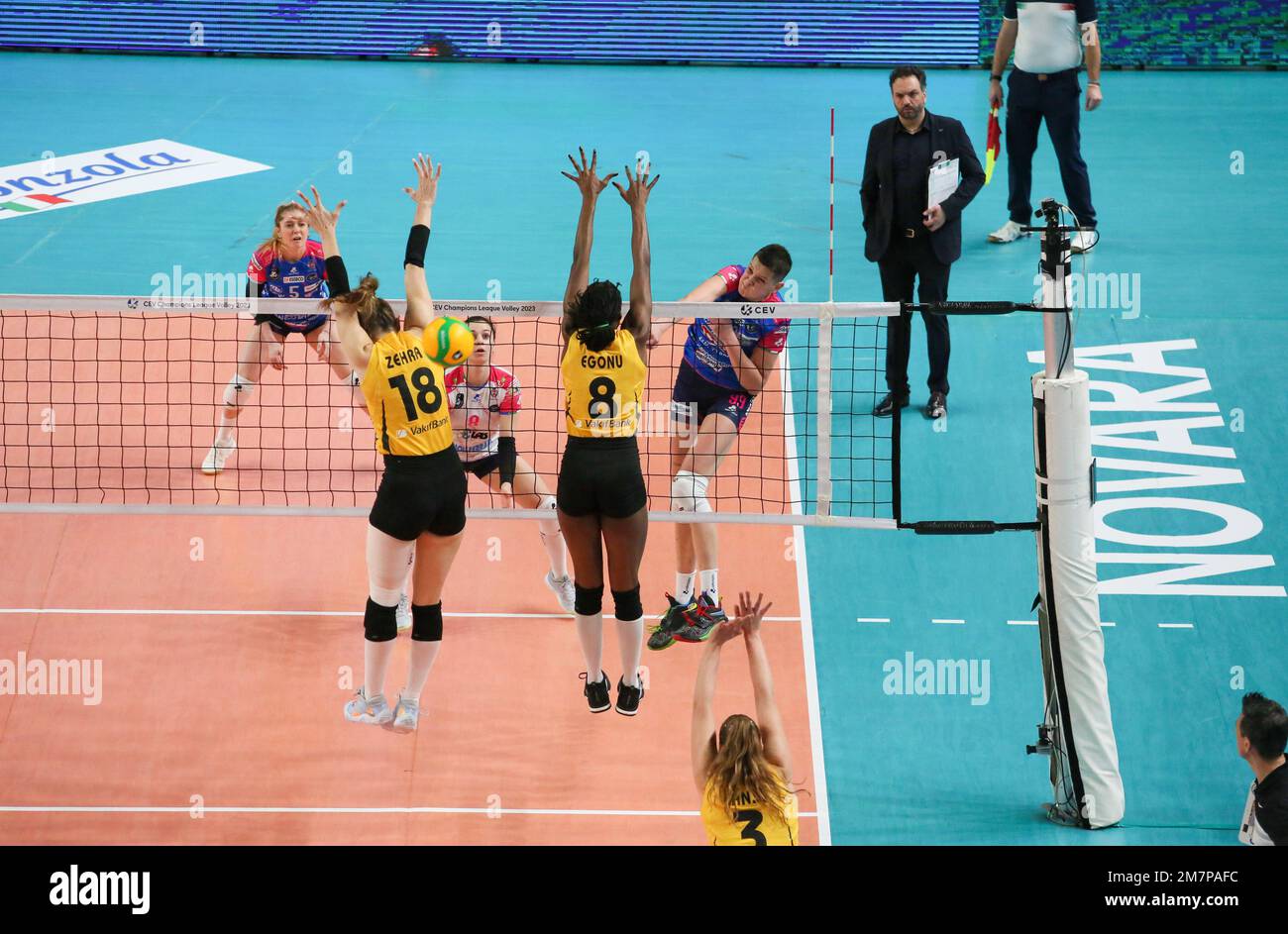 Novara, Italy, 10/01/2023, Pala Igor Gorgonzola, Novara, Italy, January ...