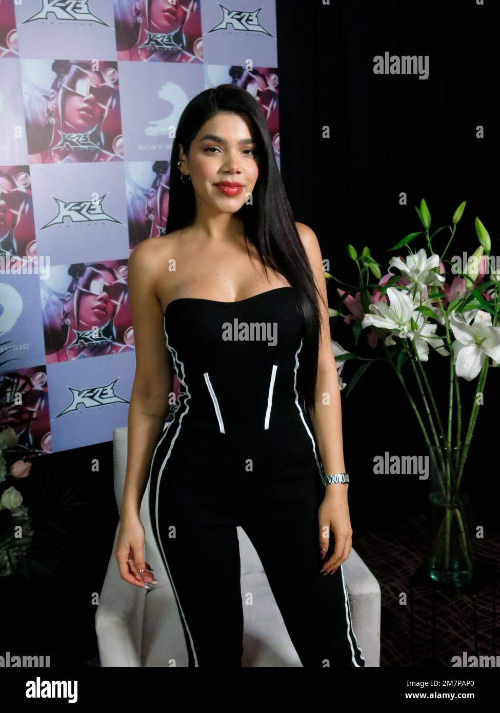 Mexican singer Kenia Os poses for a portrait during an interview in ...