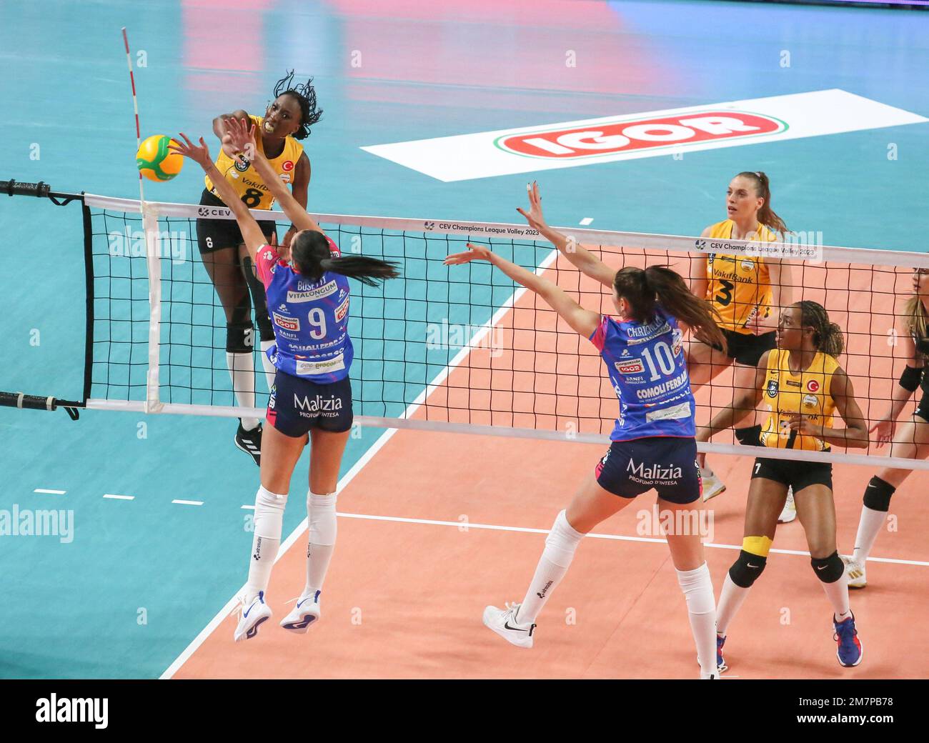 Novara, Italy, 10/01/2023, Pala Igor Gorgonzola, Novara, Italy, January ...