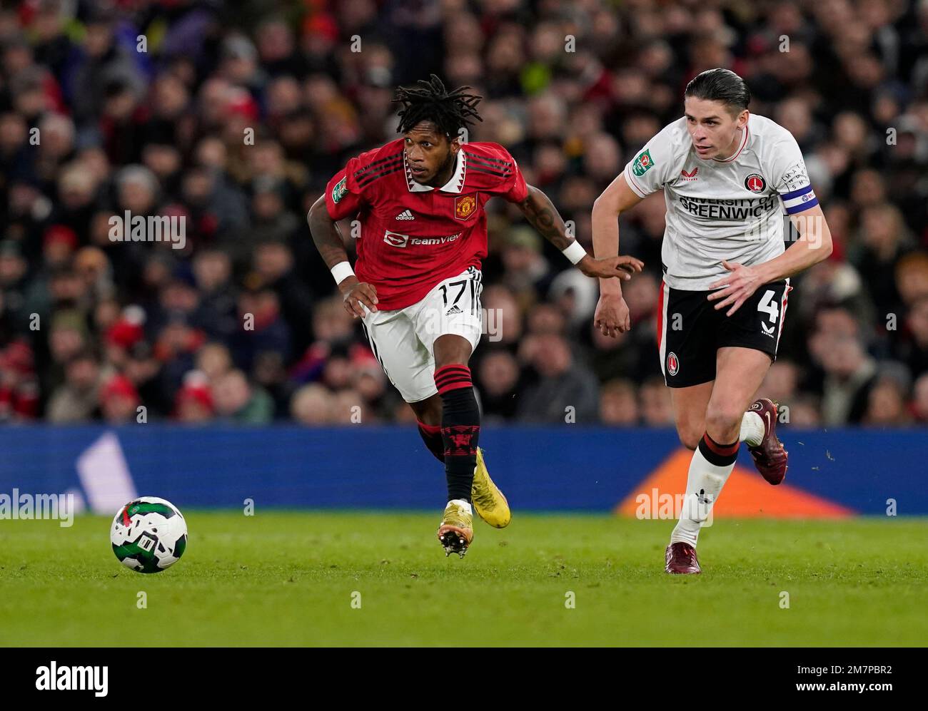 Manchester, England, 10th January 2023. Fred of Manchester United ...