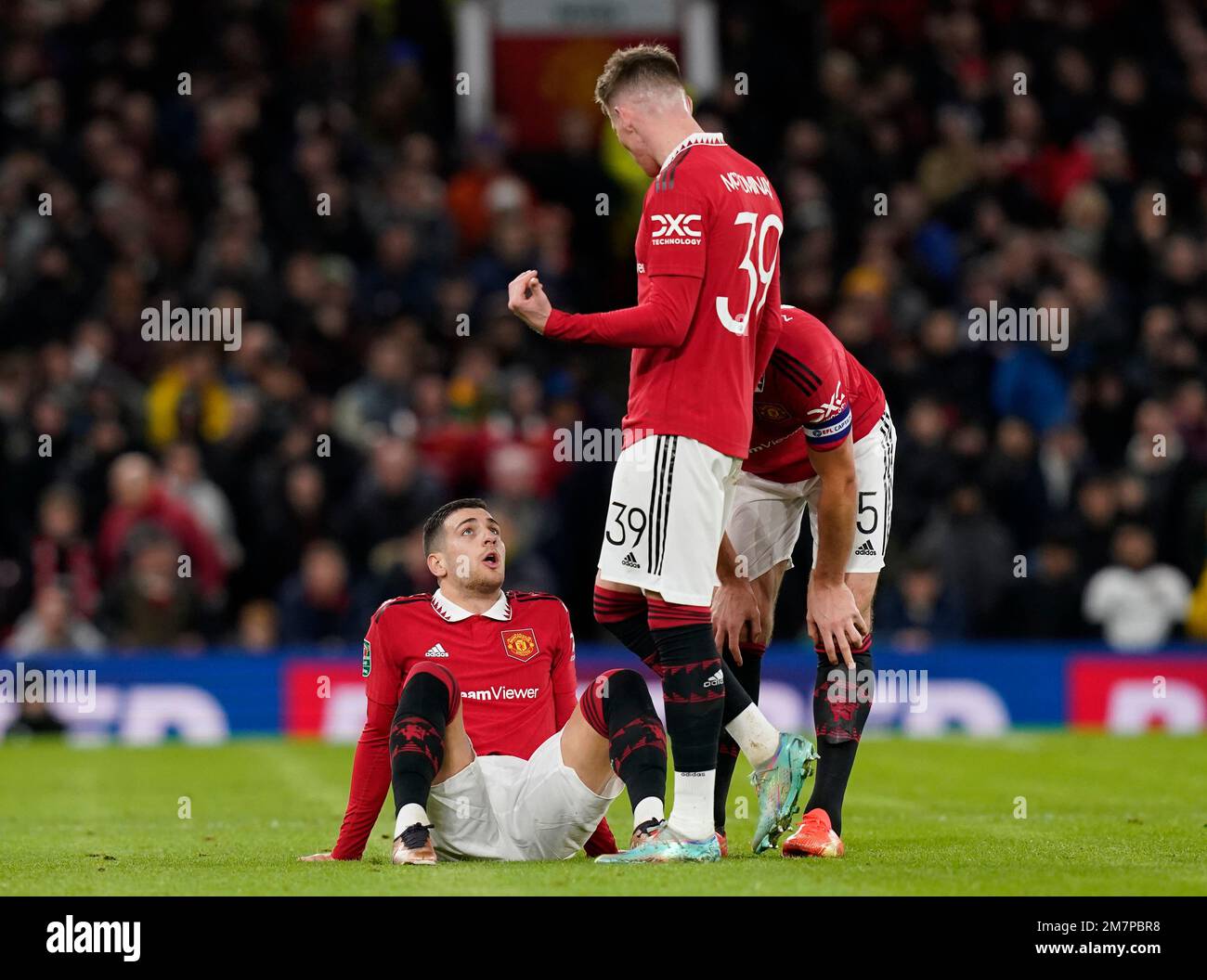 Manchester, England, 10th January 2023. Diogo Dalot of Manchester ...