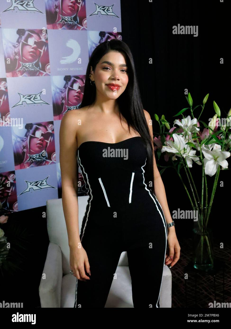 Mexican singer Kenia Os poses for a portrait during an interview in Mexico City, Monday, Nov. 14 ...