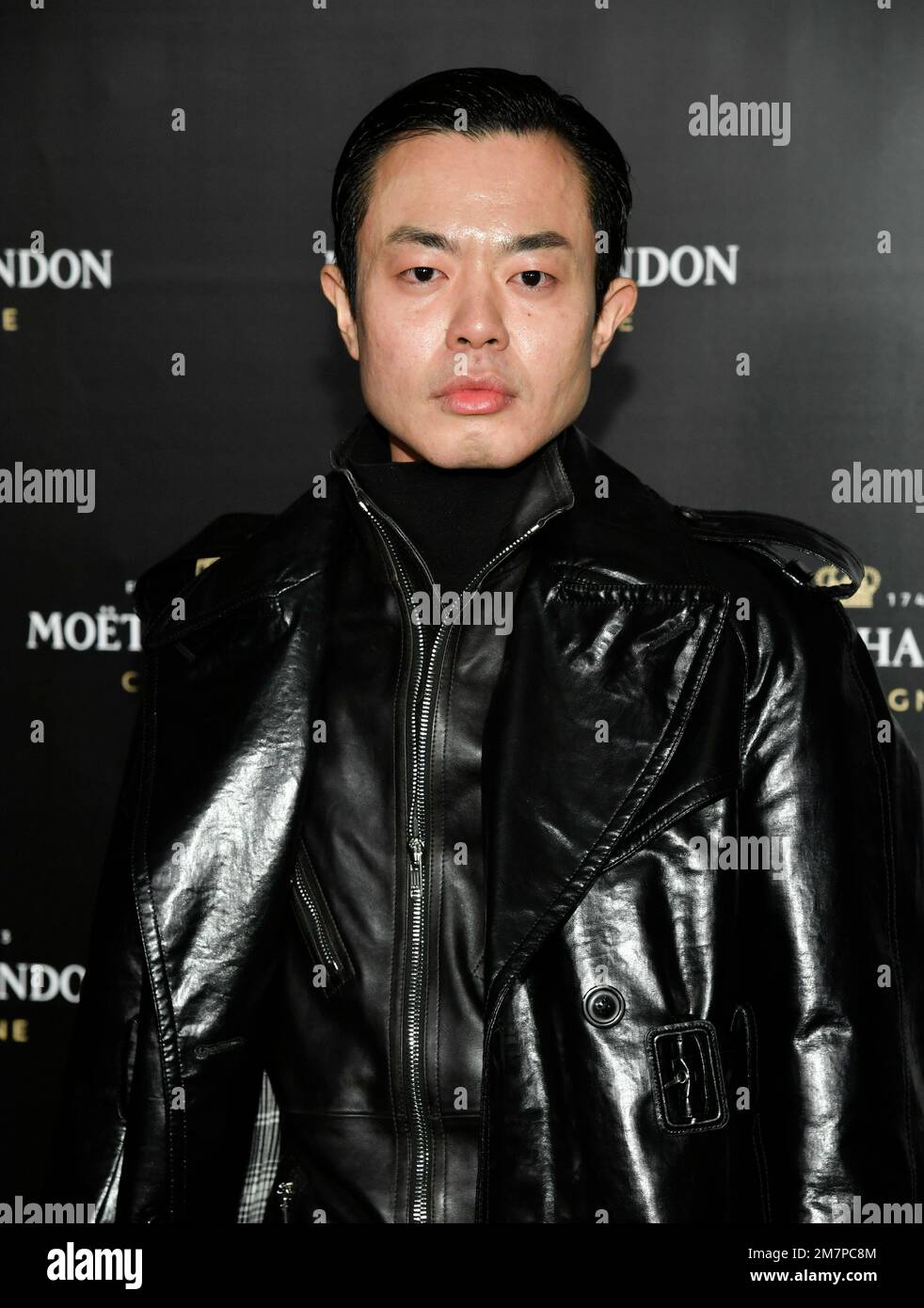 Ezra Williams attends the Moet & Chandon holiday season celebration at ...