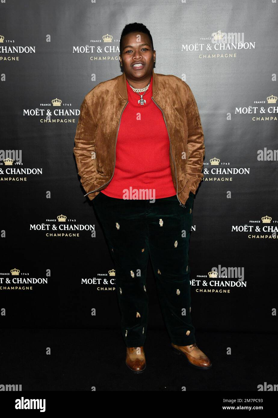 Sam Jay attends the Moet & Chandon holiday season celebration at David ...