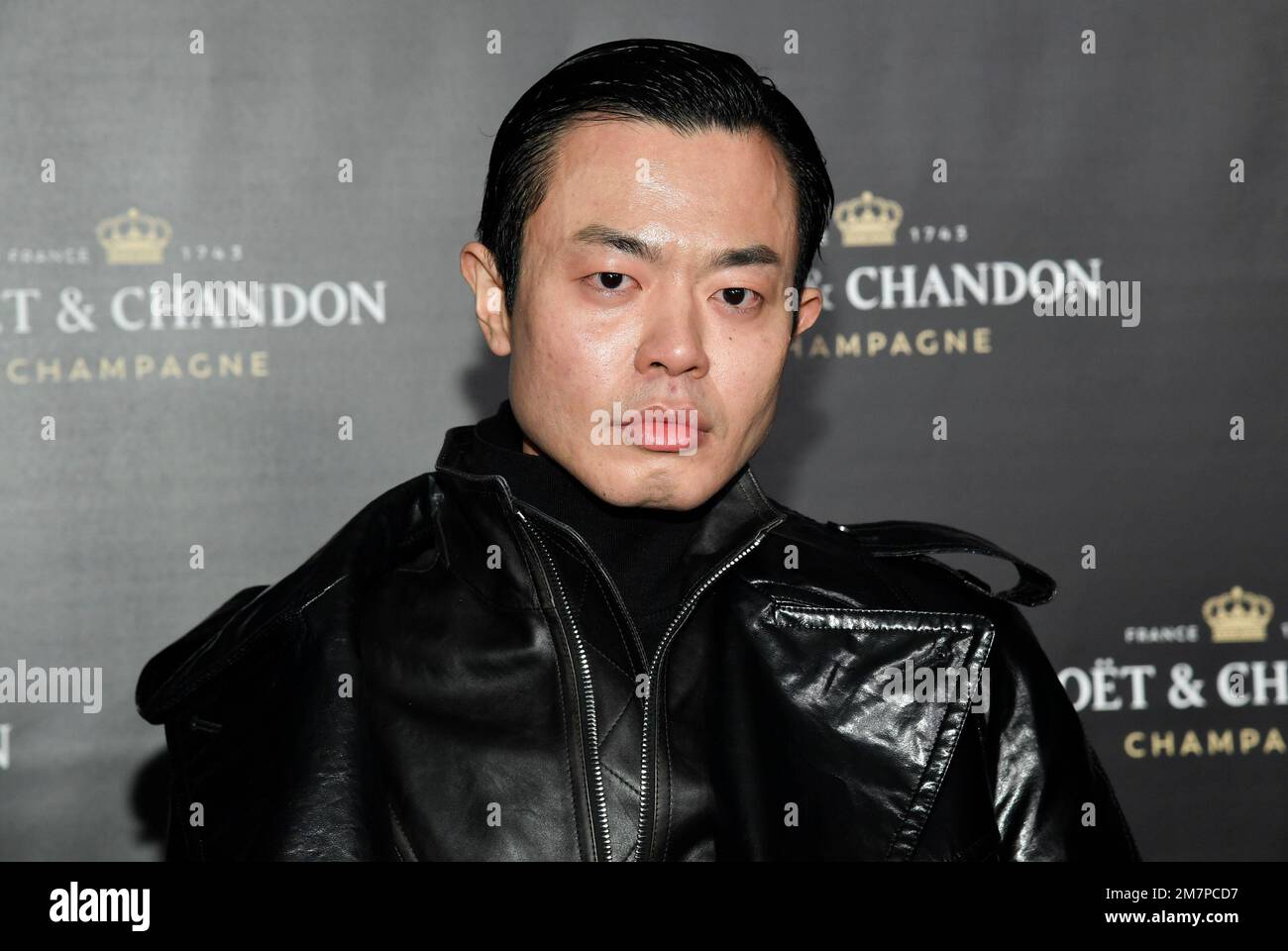 Ezra Williams attends the Moet & Chandon holiday season celebration at ...