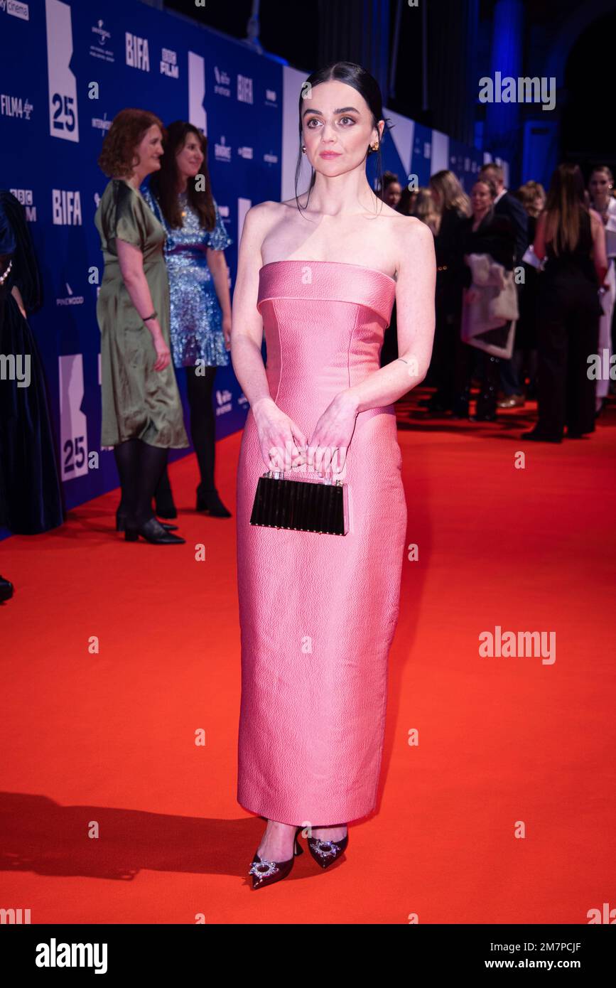 Hayley Squires Poses For Photographers Upon Arrival For The British