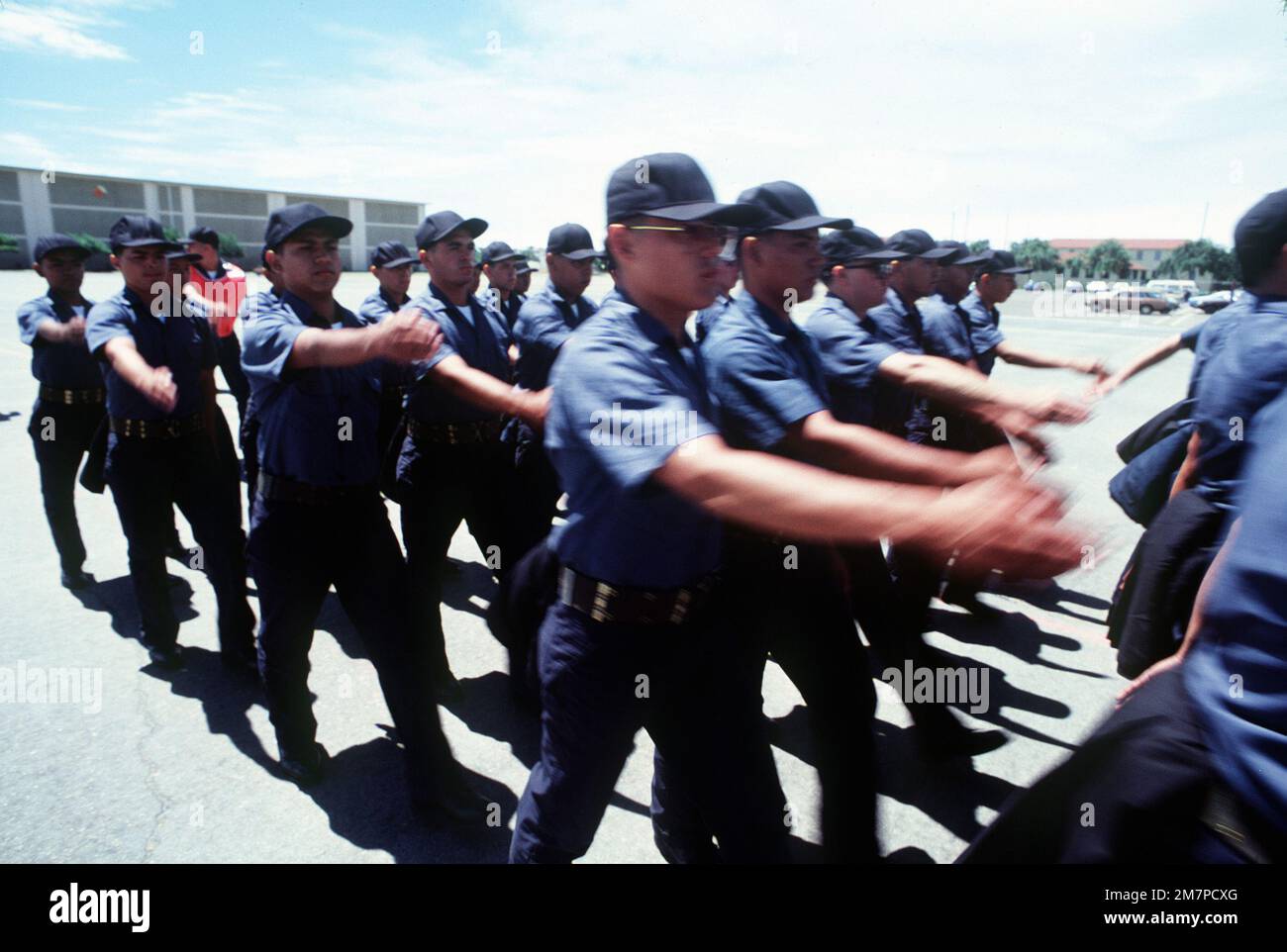 Recruits undergo basic Training at the Naval Training Center, Recruit ...