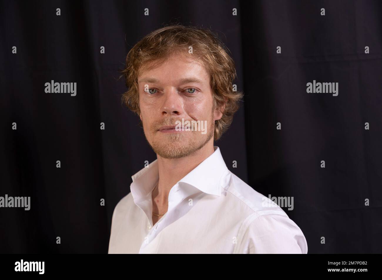 Actor Alfie Allen poses for photographs during The Red Sea ...