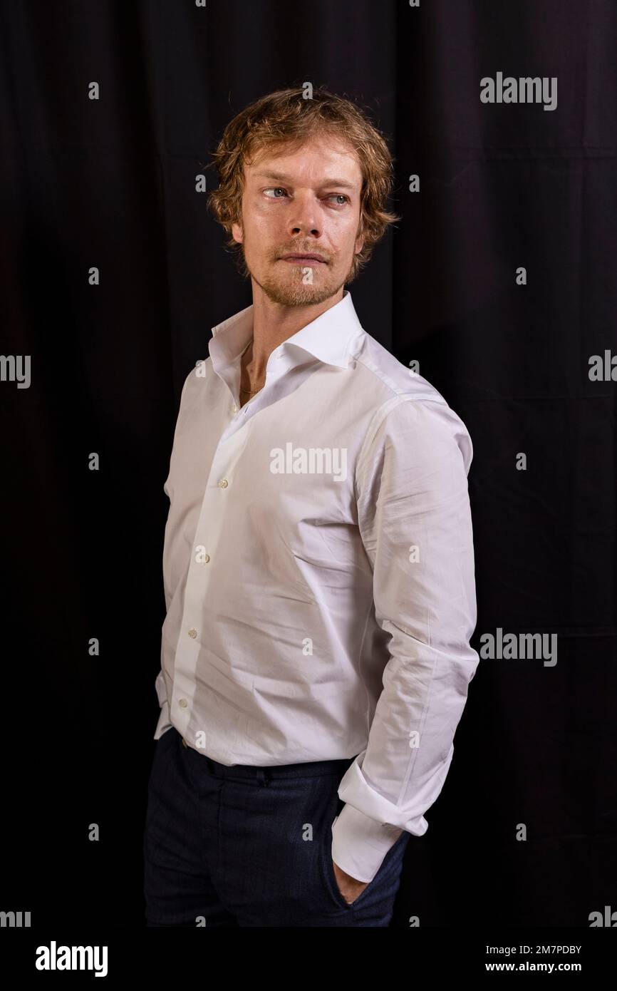 Actor Alfie Allen poses for photographs during The Red Sea ...