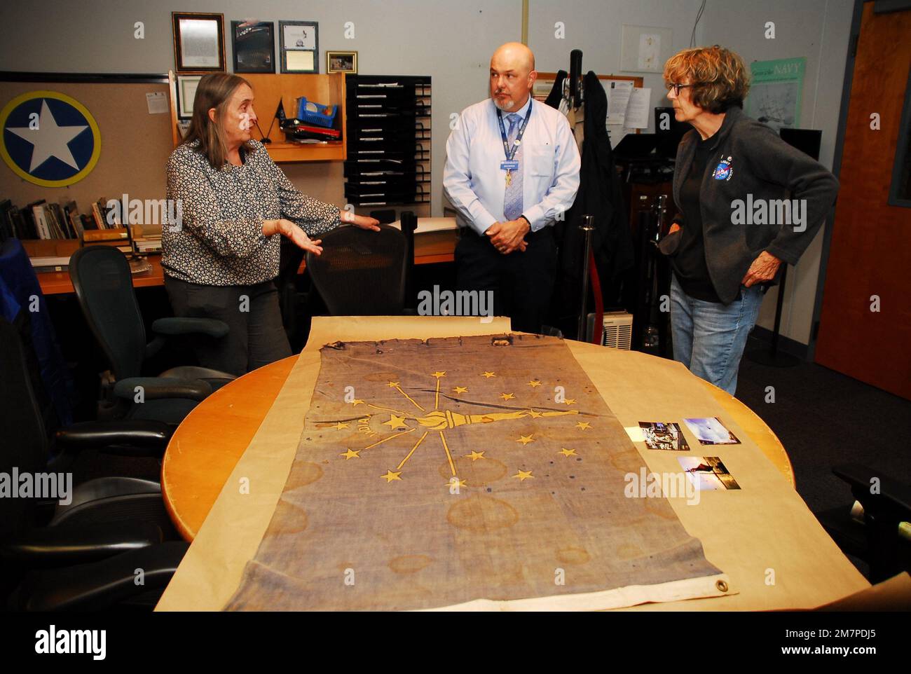 Susan Anderson (right) provides some insights to the State of Indiana ...