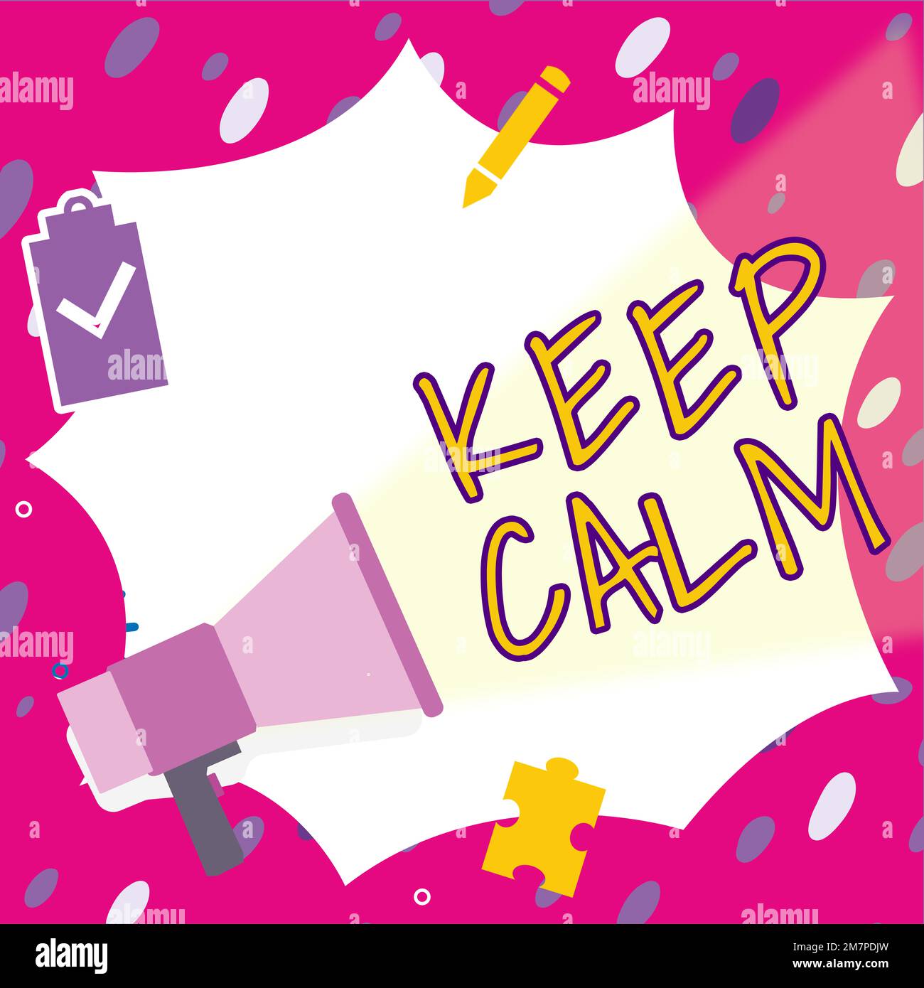 Sign displaying Keep Calm, Word Written on not get emotionally invested ...