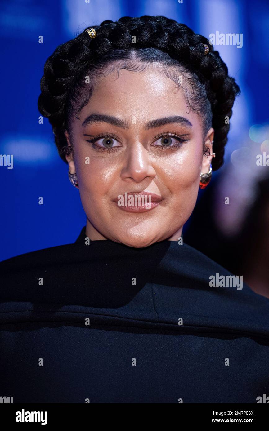 Izuka Hoyle poses for photographers upon arrival for 'The British ...