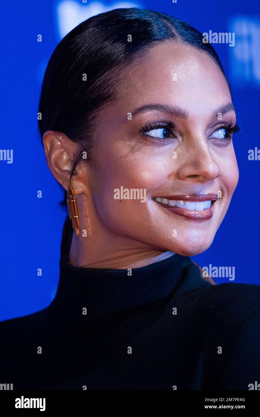 Alesha Dixon poses for photographers upon arrival for 'The British ...