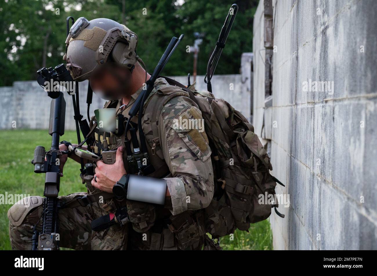 A U.S. Air Force Special Tactics operator with the 24th Special ...