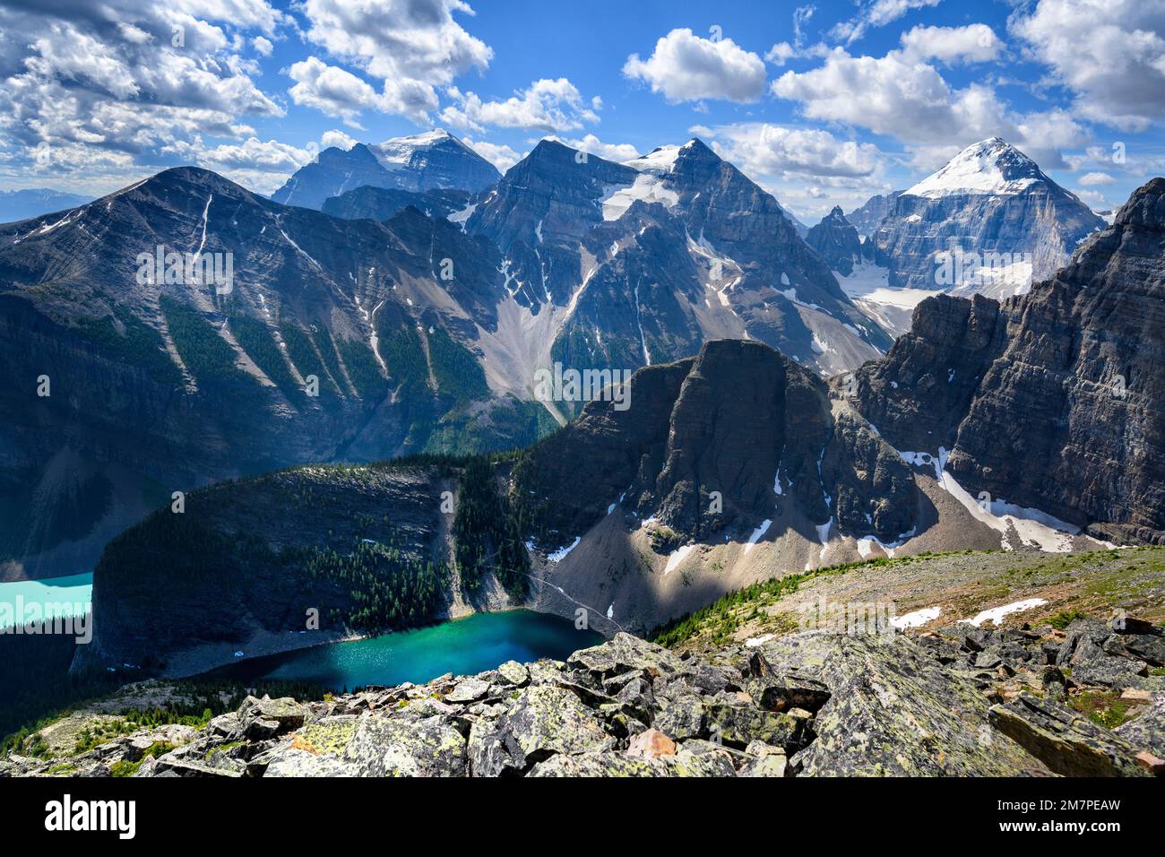 View from Mount St. Piran Peak Stock Photo - Alamy