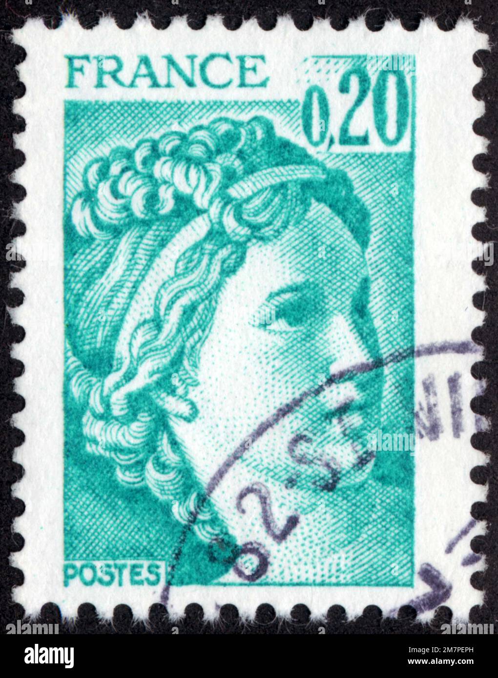 Timbre oblitere hi-res stock photography and images - Alamy