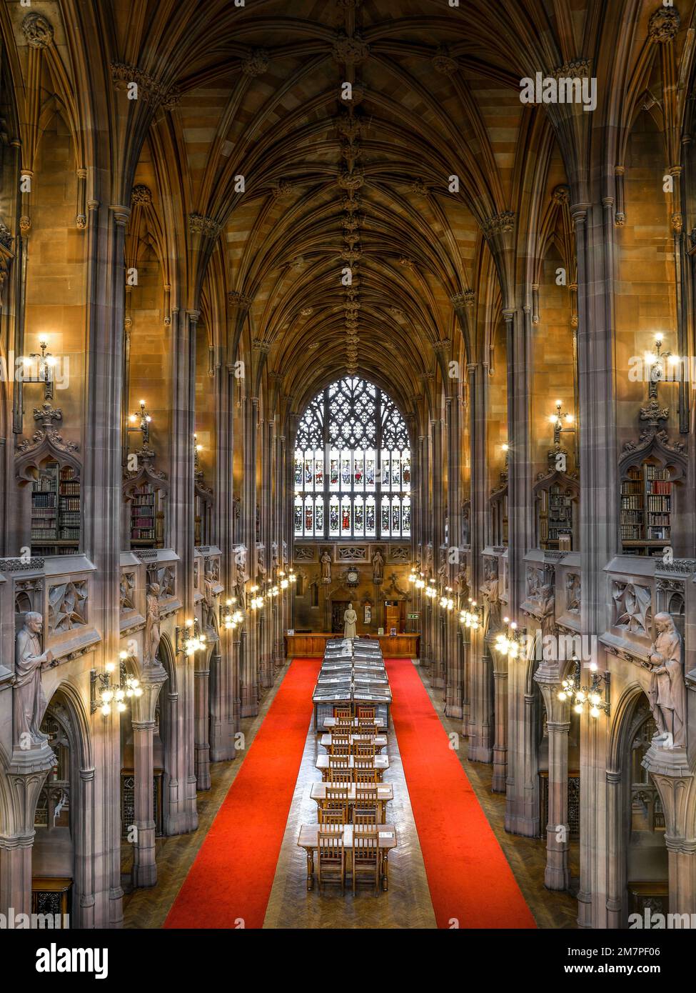 John Rylands Library, Deansgate, Manchester, UK Stock Photo - Alamy