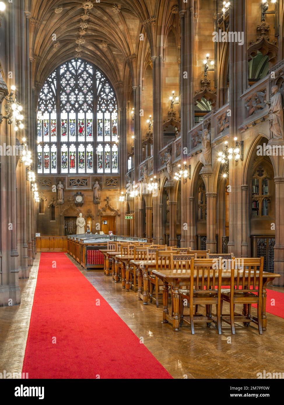 John Rylands Library, Deansgate, Manchester, UK Stock Photo - Alamy