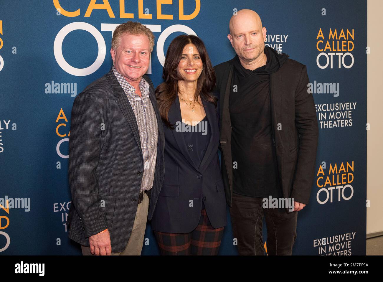 David Magee, from left, Renee Wolfe and Marc Forster pose during a ...