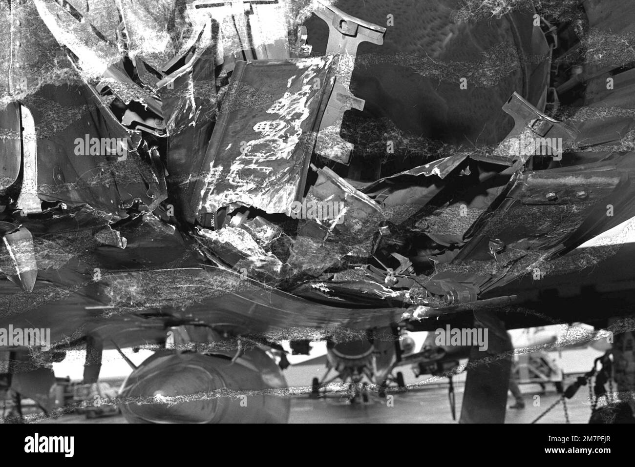 A view of the engine exhaust of an F-4 Phantom II aircraft on the ...