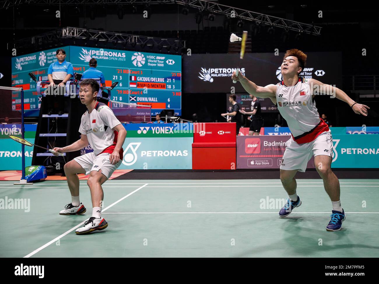 Kuala Lumpur, Malaysia. 10th Jan, 2023. Ren Xiang Yu and Tan Qiang of ...