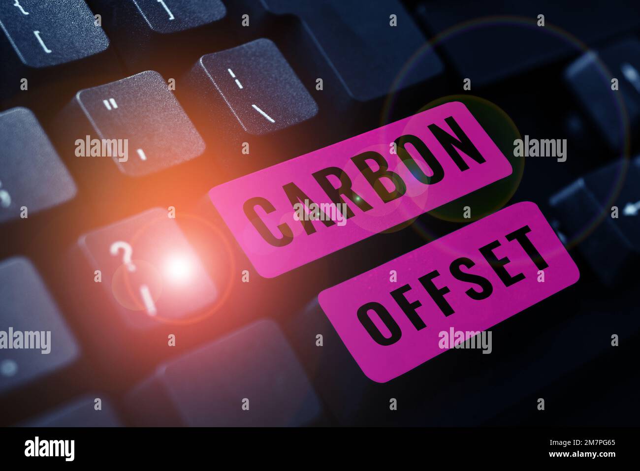 Conceptual caption Carbon Offset, Business approach Reduction in ... Conceptual caption Carbon Offset, Business approach Reduction in ...