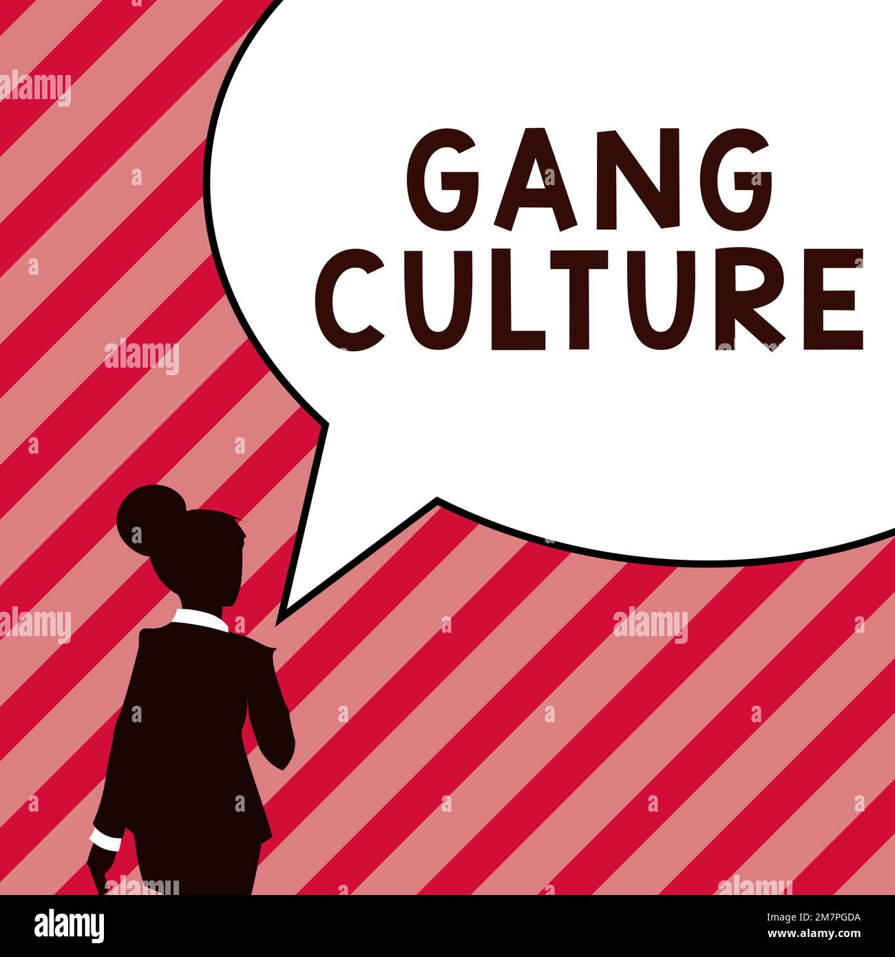 Conceptual caption Gang Culture. Internet Concept particular ...