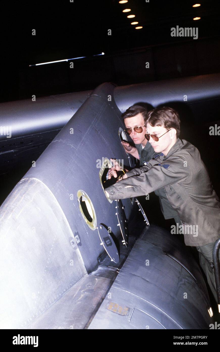 SGT Kevin Wilkinson and TSGT Chester T. Jasik of the 379th Field ...