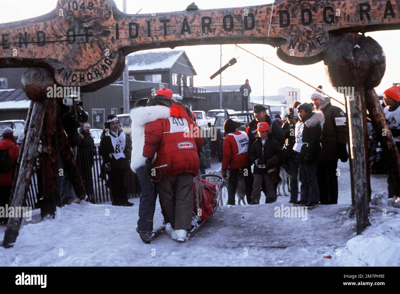 Air Force MAJ (Dr.) Terry Adkins of Fort Yukon Air Force Base finished ...