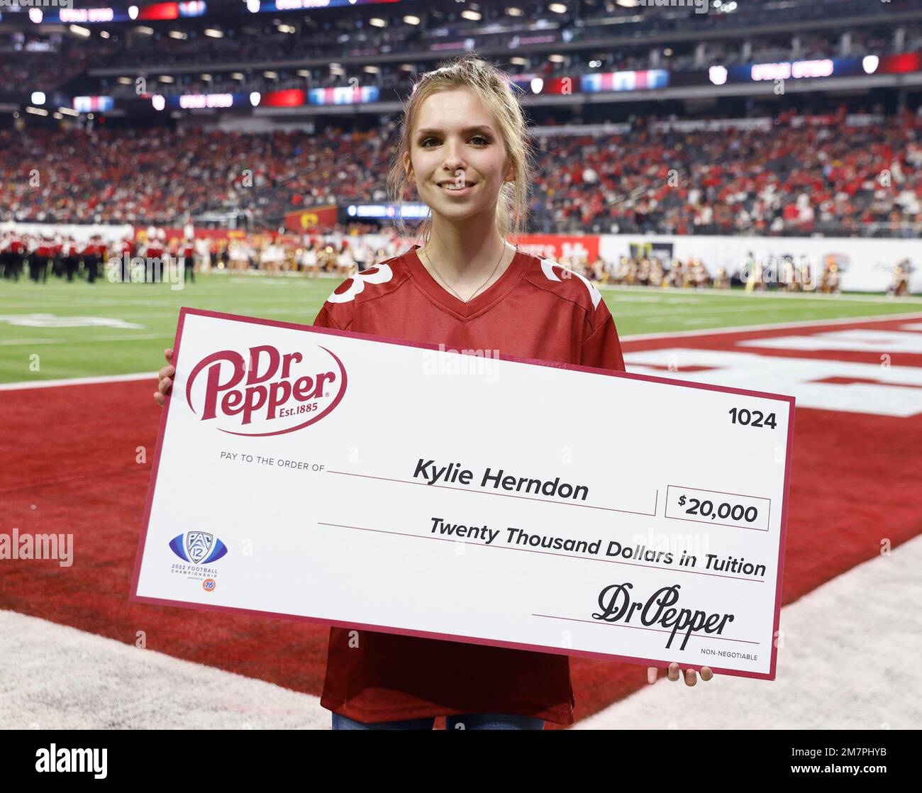 IMAGE HAS BEEN DISTRIBUTED FOR DR PEPPER - Kylie H. receiving the ...