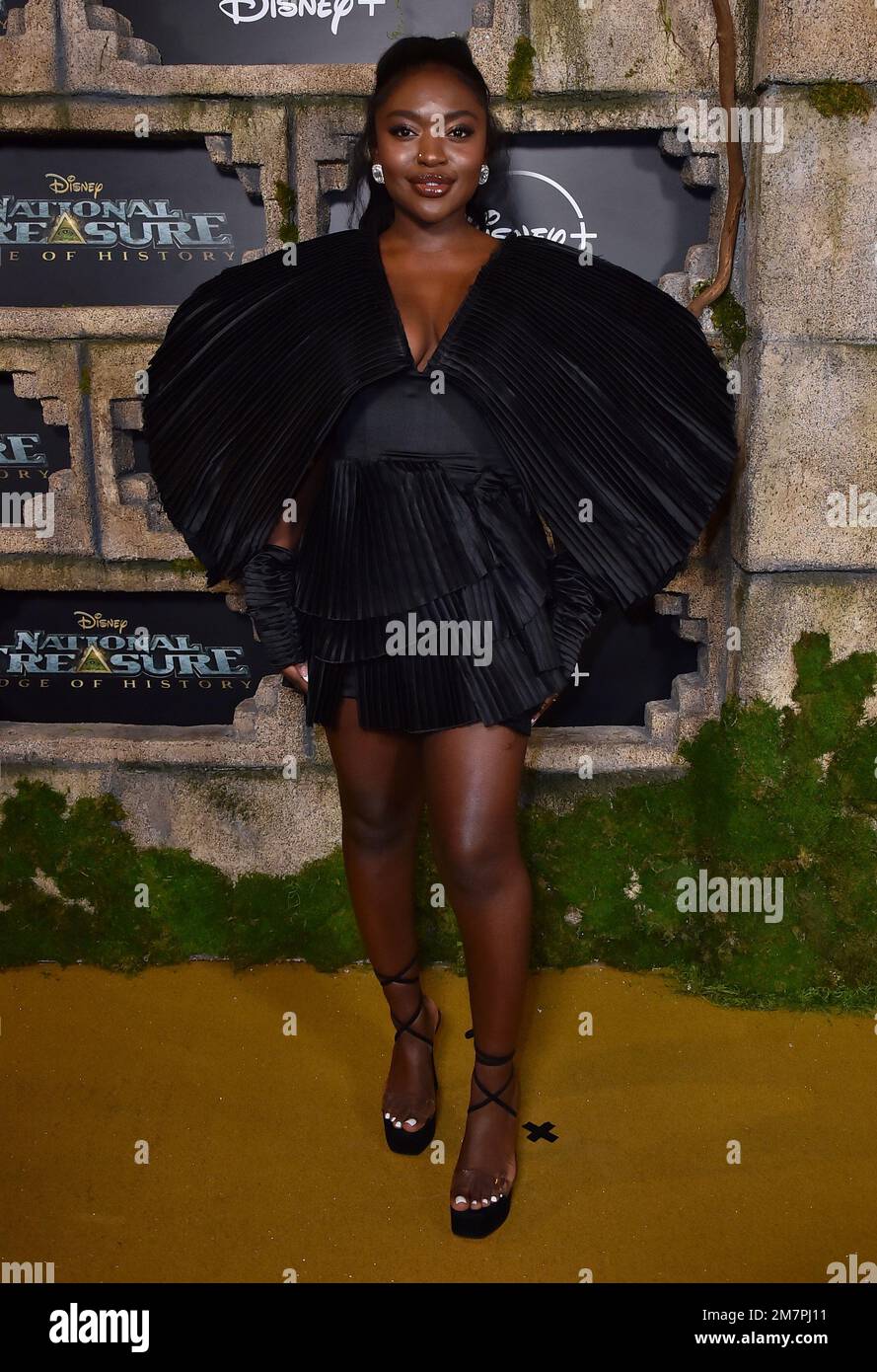 Zuri Reed arrives at a red carpet event for "National Treasure: Edge of ...