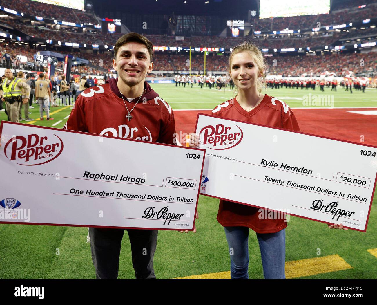 IMAGE HAS BEEN DISTRIBUTED FOR DR PEPPER - Raphael I., left, and Kylie ...