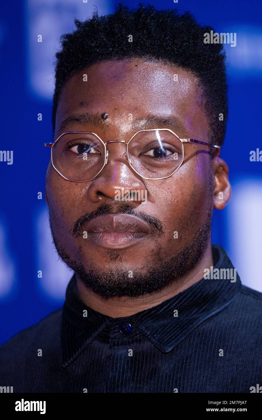 Fisayo Akinade poses for photographers upon arrival for 'The British Independent Film Awards' in ...